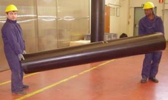 Chlor-Alkali Cell Room Piping - Prince Rubber and Plastics